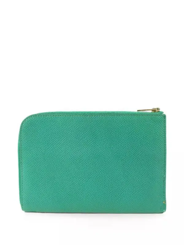 Hermès 2016 Leather Zipper Long Wallet