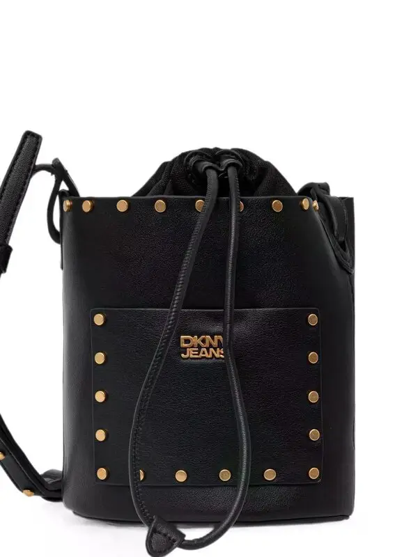 Dkny Studded Bucket Bag - Black