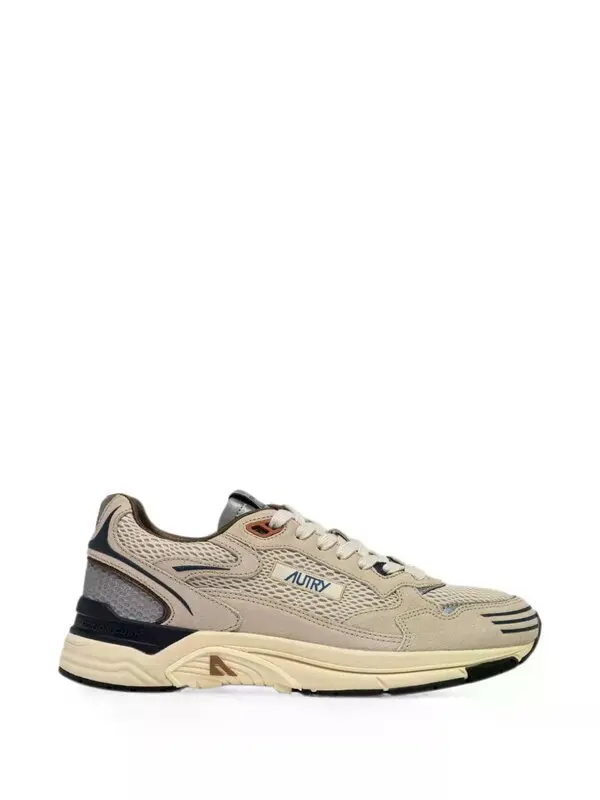 AUTRY Hyperway Mesh-panel Low-top Sneakers - Neutrals