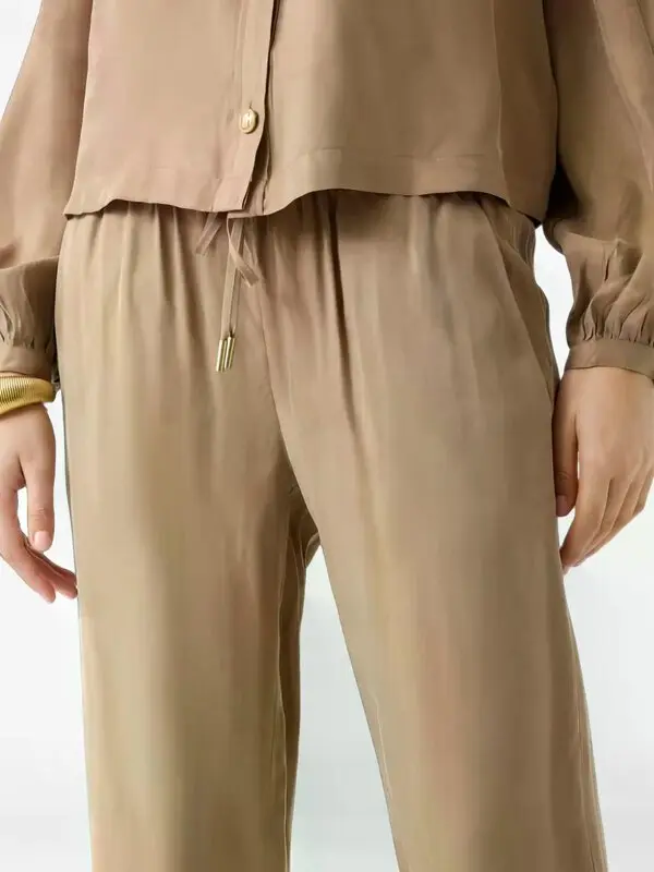 Guess Drawstring Wide-leg Trousers