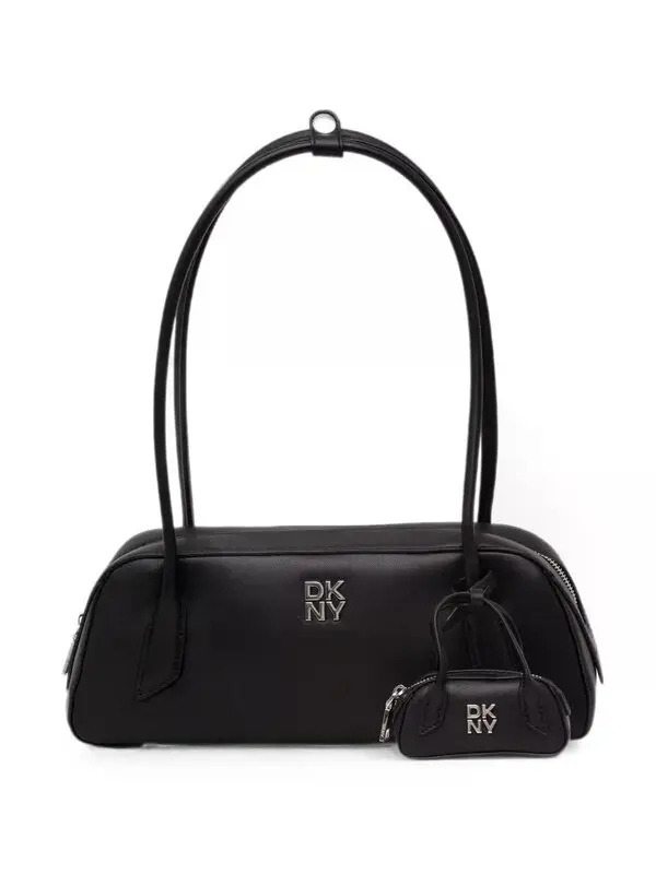 Dkny Tiana Logo-plaque Tote Bag - Black