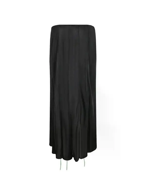 Moschino Floral Appliqué Longline Maxi Skirt