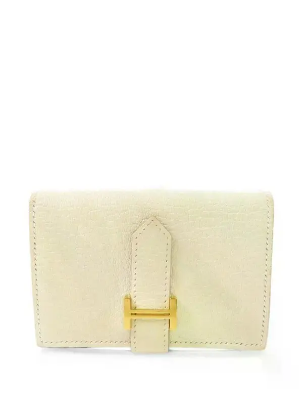 Hermès 2023 Mini Bearn Leather Wallet