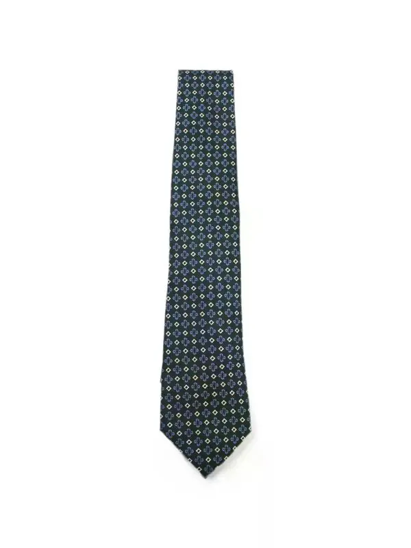 Canali Geometric Pattern Tie
