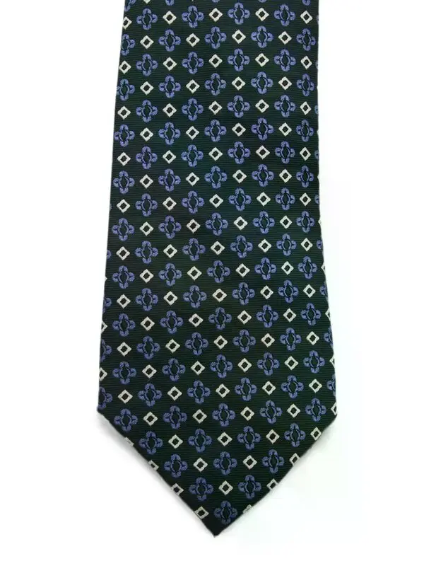Canali Geometric Pattern Tie