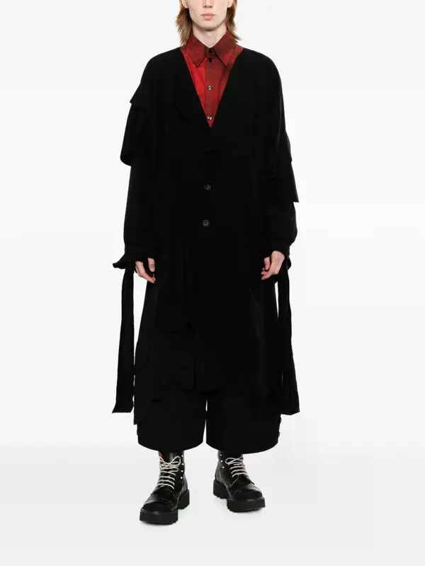 Yohji Yamamoto Layered Detail Coat