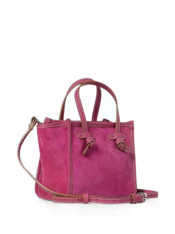 GIANNI CHIARINI Small Marcella Suede Tote Bag