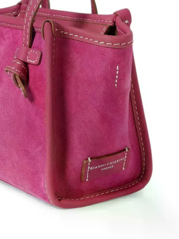 GIANNI CHIARINI Small Marcella Suede Tote Bag