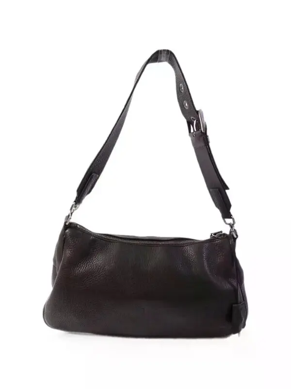 Prada Buckled Leather Shoulder Bag
