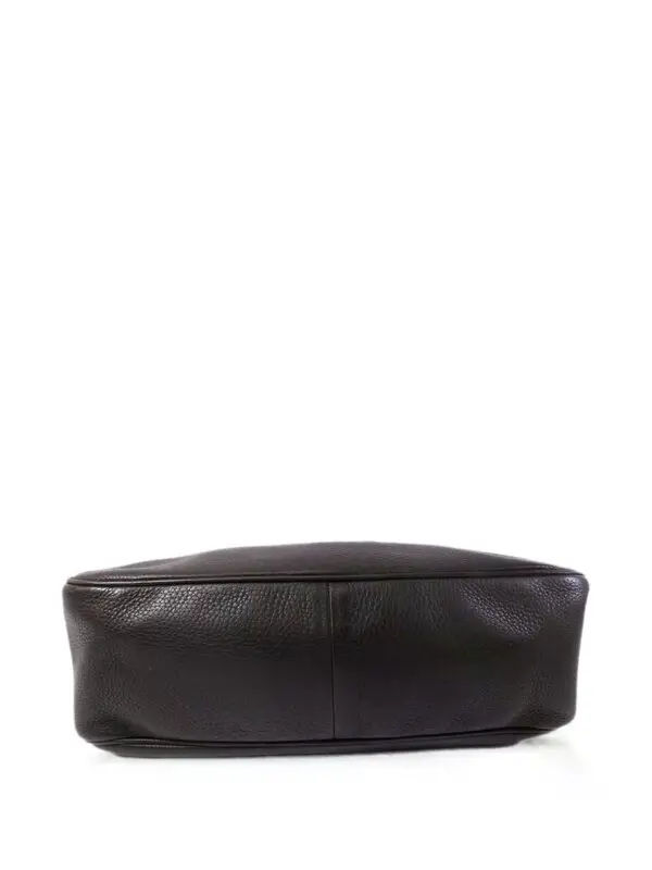 Prada Buckled Leather Shoulder Bag