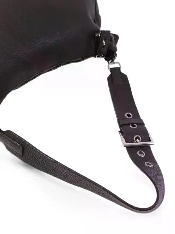 Prada Buckled Leather Shoulder Bag