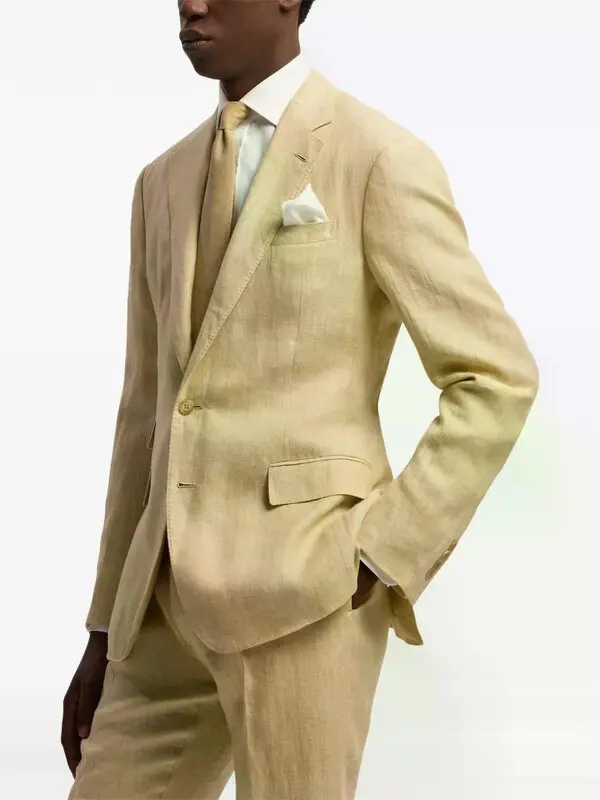 Ralph Lauren Purple Label Kent Hand-tailored Linen Suit Jacket