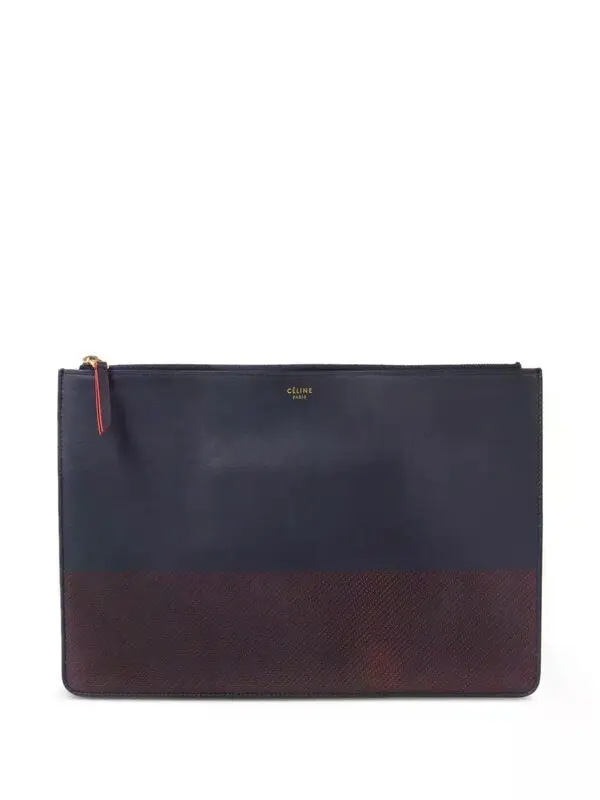 Celine Perforated Detail Clutch Bag