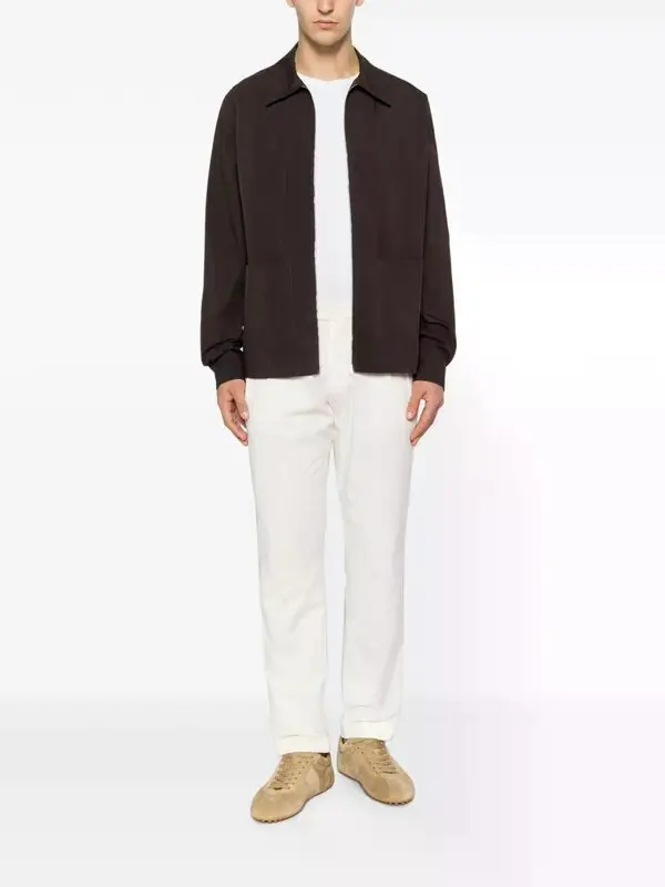 BERWICH Pleated Button-detail Trousers