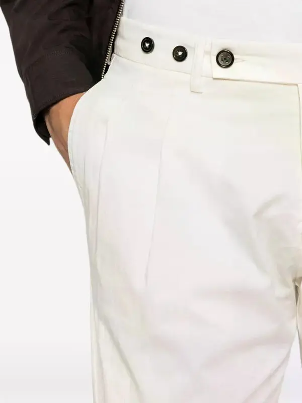 BERWICH Pleated Button-detail Trousers