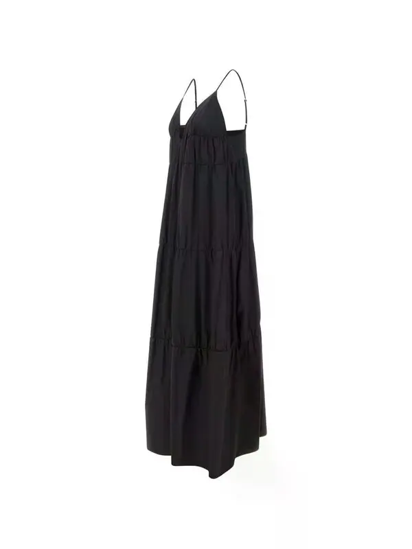 KAOS Tiered V-neck Maxi Dress