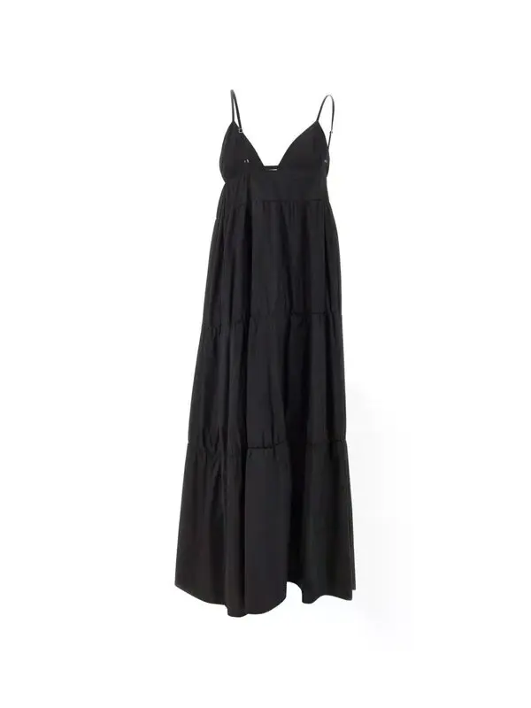 KAOS Tiered V-neck Maxi Dress