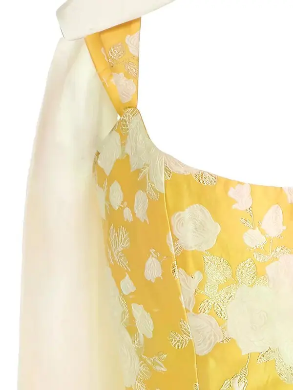 MARKARIAN Celestia Floral-brocade Mini Dress