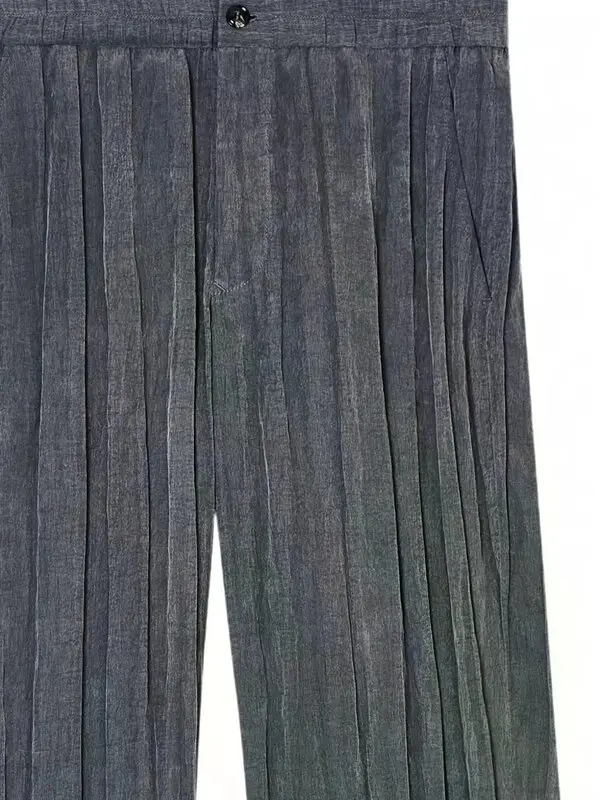 Giorgio Armani Plissé Effect Trousers