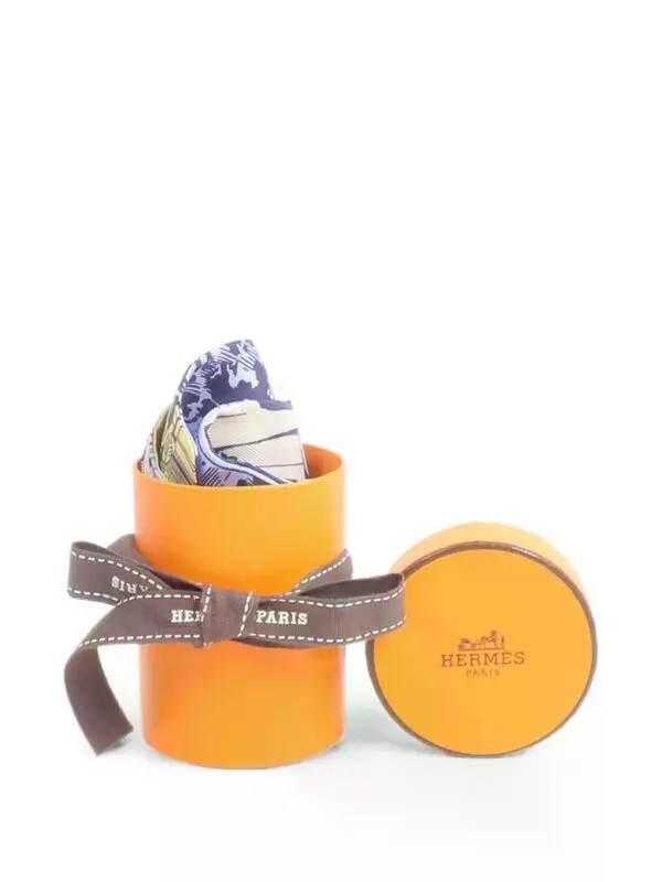Hermès A L'ombre Des Boulevards Twilly Scarf