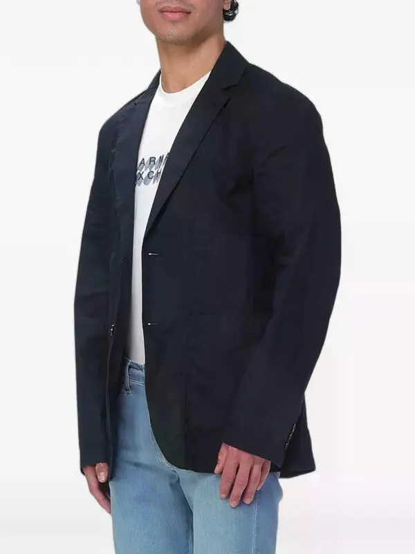 Armani Exchange Cotton Twill Blazer