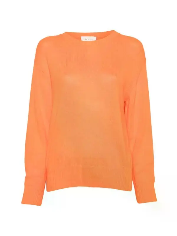 VICOLO Ribbed-trims Sweater