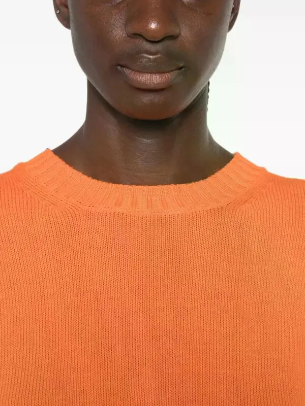 VICOLO Ribbed-trims Sweater