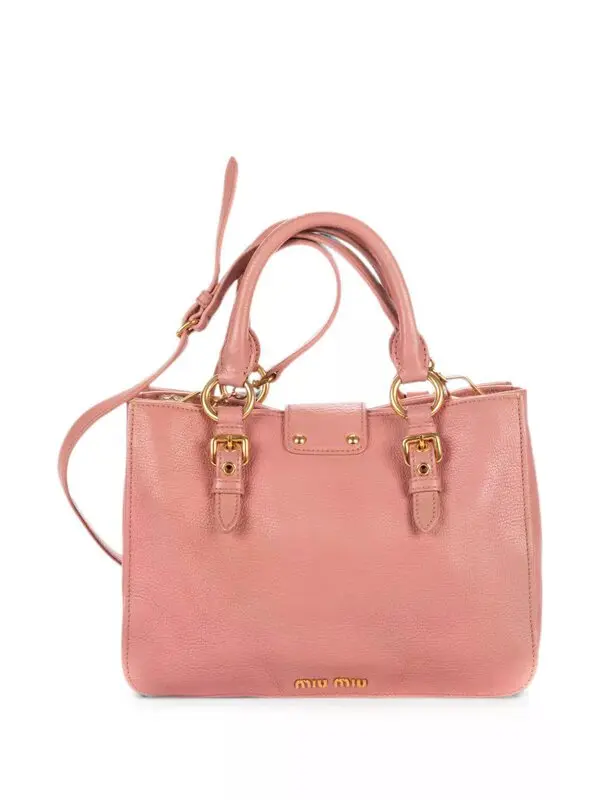 Miu Miu Madras Push-lock Tote Bag