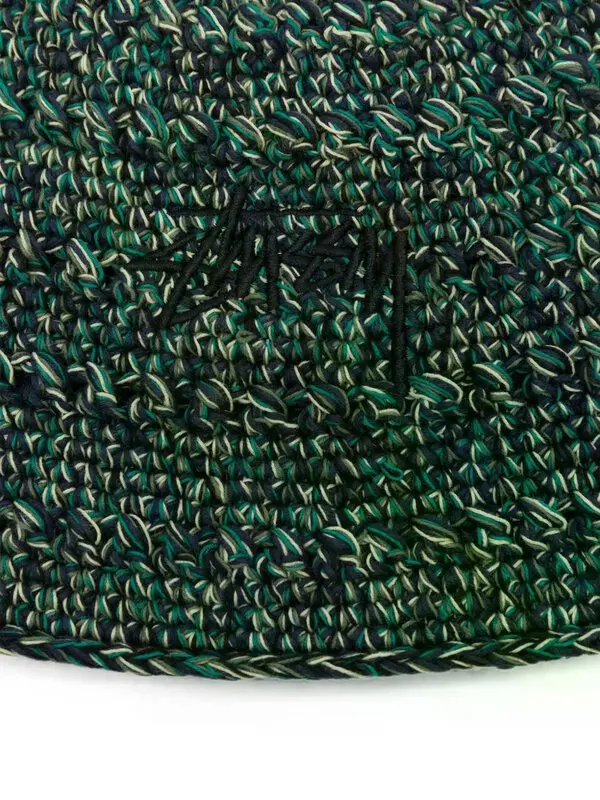 StÜssy Logo Embroidered Knit Bucket Hat