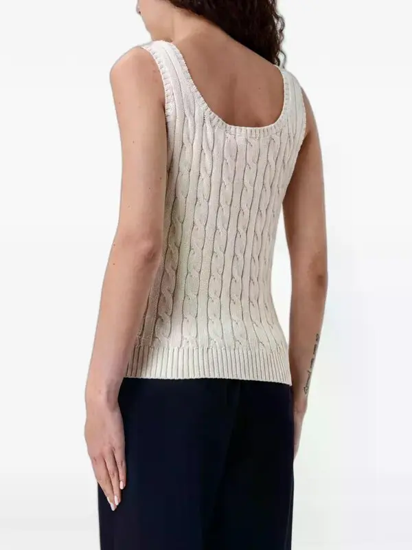 Ralph Lauren Cable-knit Cotton Top