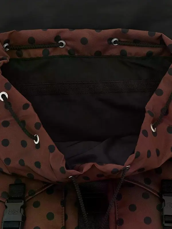 GANNI Polka-dot Backpack - Brown