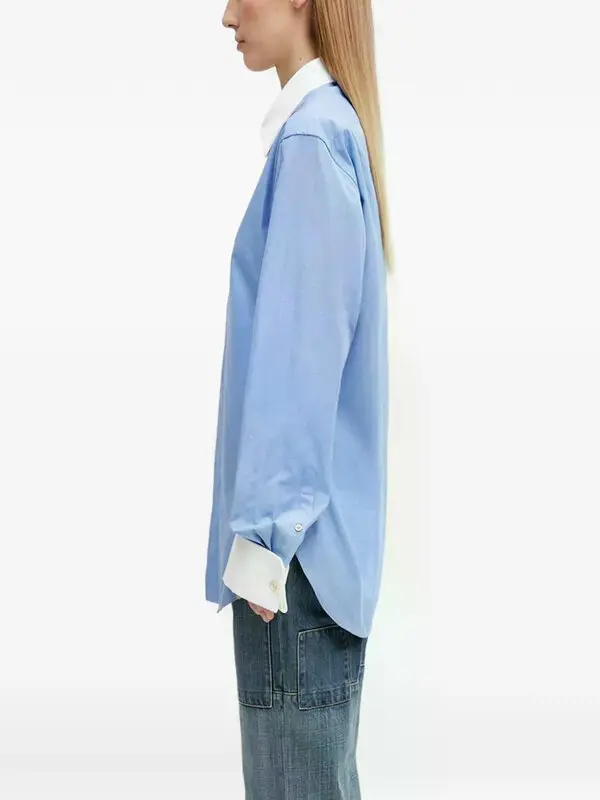 WALES BONNER Portrait Long-sleeve Shirt