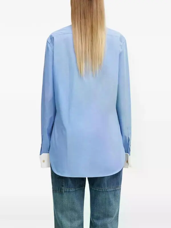 WALES BONNER Portrait Long-sleeve Shirt