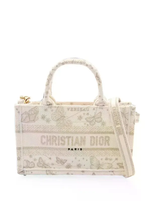 Dior Butterfly Mini Tote Bag - Neutrals
