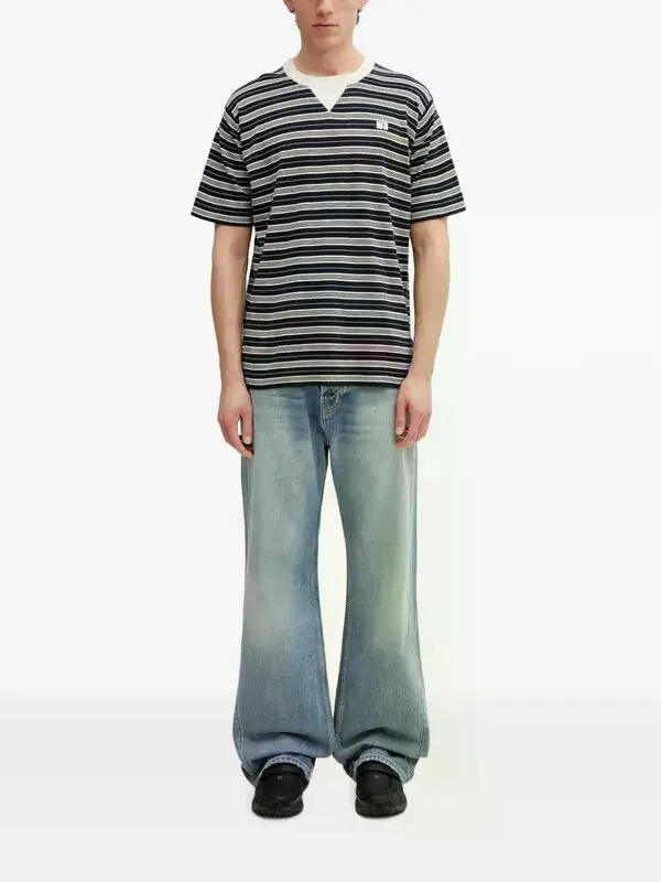 WALES BONNER Song Horizontal-striped T-shirt