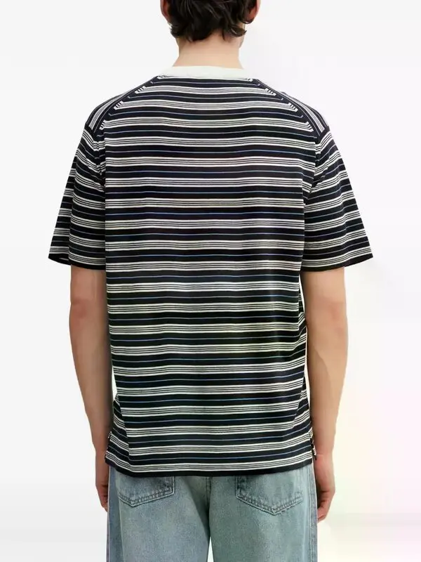 WALES BONNER Song Horizontal-striped T-shirt