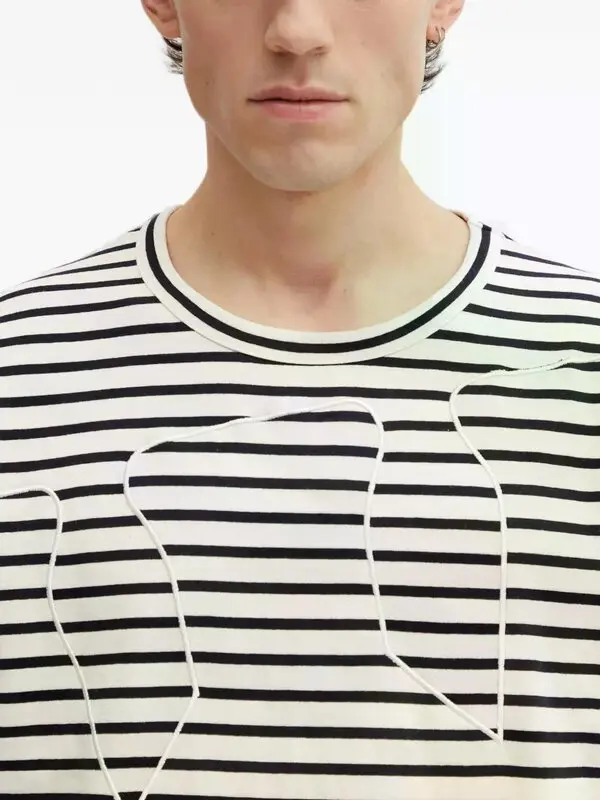 WALES BONNER Crown Striped Long-sleeve T-shirt