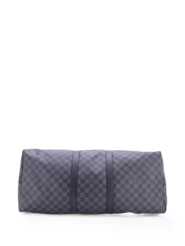 LOUIS VUITTON Keepall Bandouliere Damier Graphite 55 Travel Bag