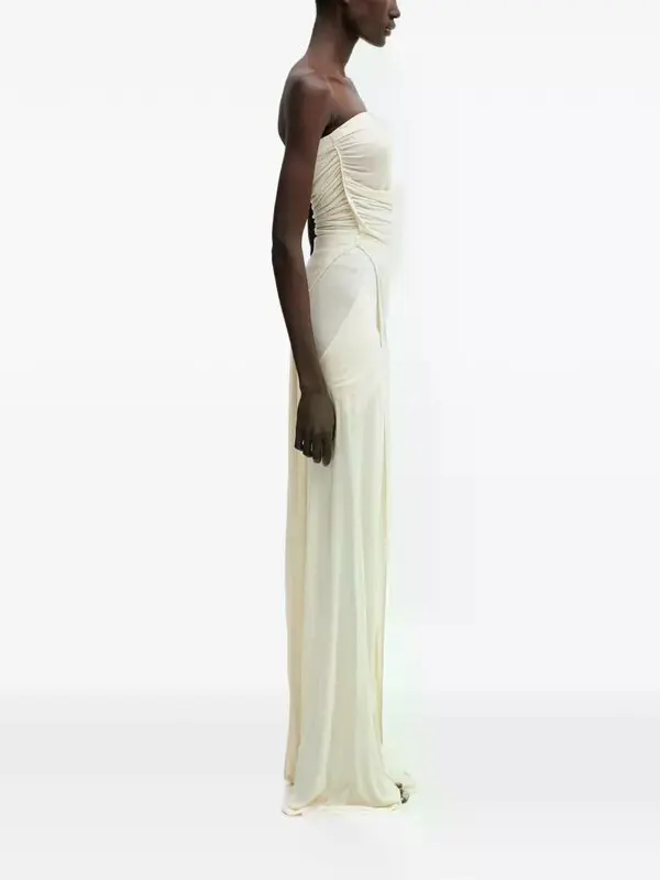 Rick Owens Ruched Strapless Top
