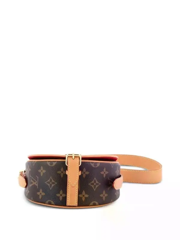 LOUIS VUITTON Tambourin Nm Monogram Canvas Crossbody Bag - Brown