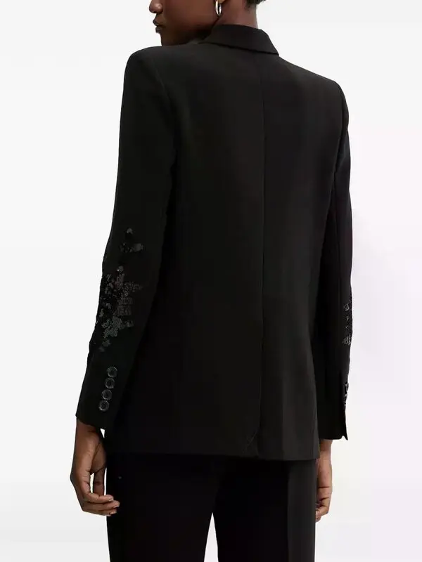 ERMANNO FIRENZE Embellished Double-breasted Blazer