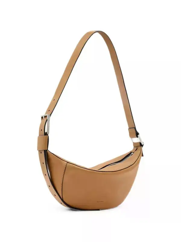 ALLSAINTS Buckle-strap Crescent Shoulder Bag