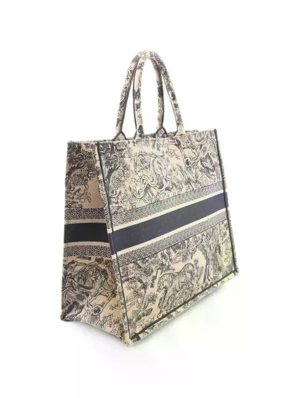 Dior 2000s Book Tote Canvas Tote Bag