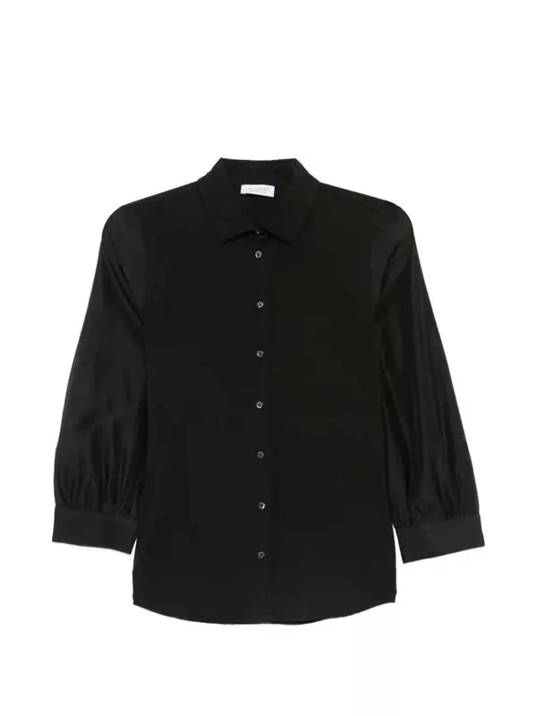 ZANETTI Contrast Panel Shirt