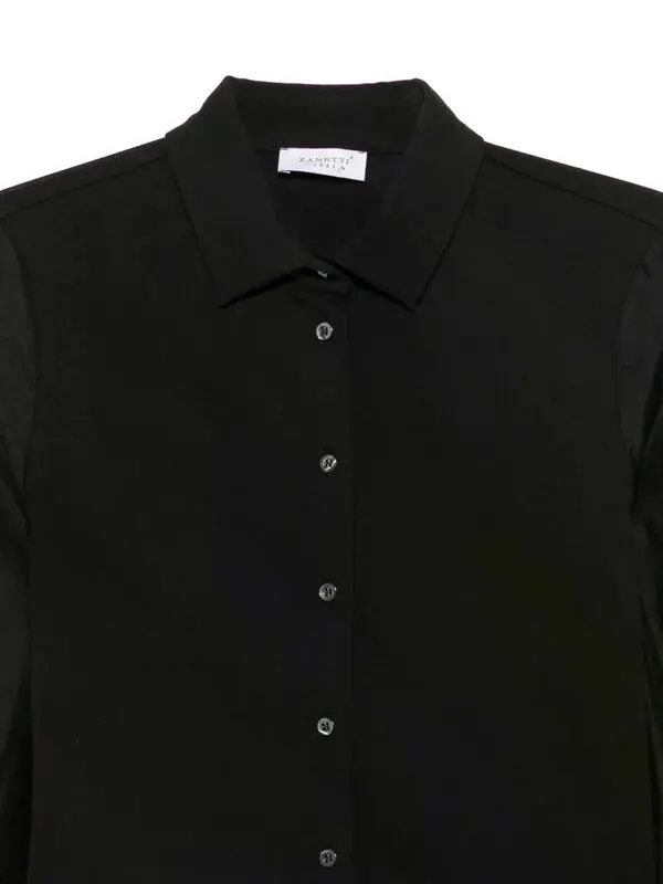 ZANETTI Contrast Panel Shirt