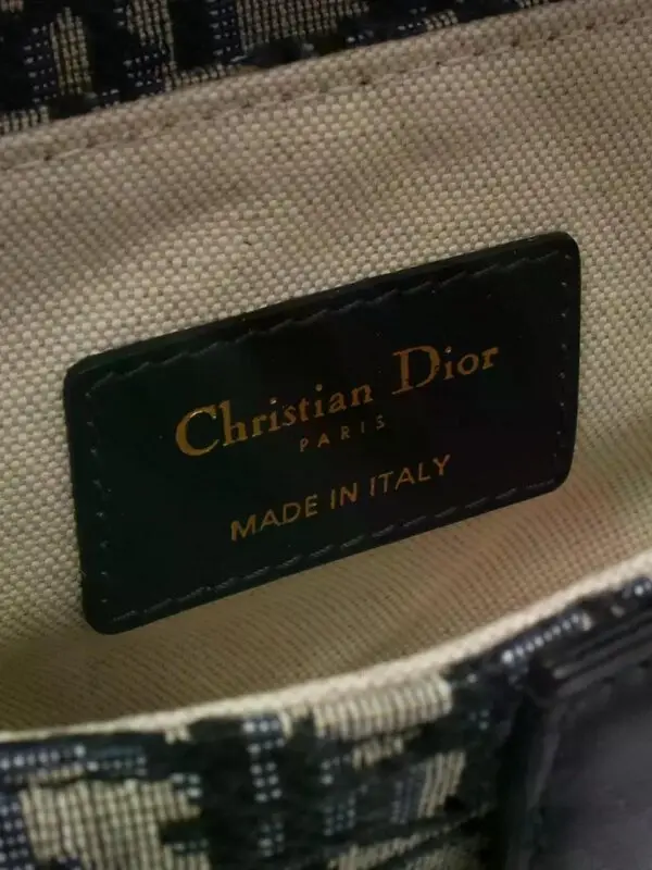 Dior Mini Saddle Oblique Logo Shoulder Bag