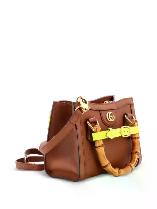Gucci Diana Mini Tote Bag - Brown