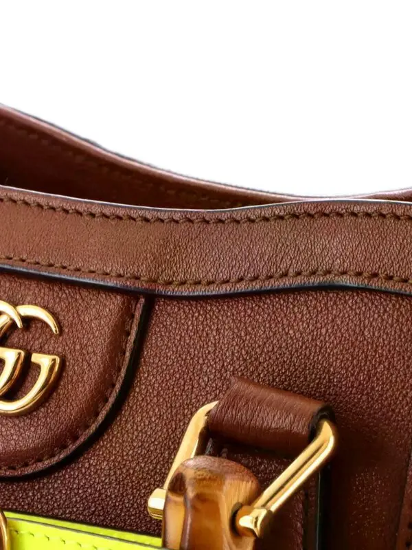 Gucci Diana Mini Tote Bag - Brown