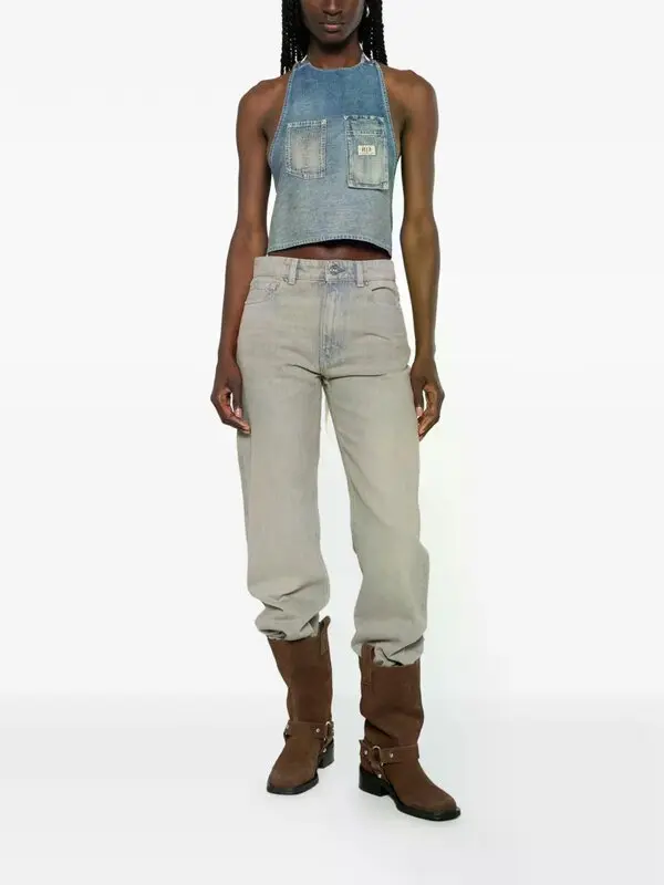 R13 Halterneck Backless Top