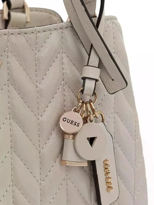 Guess Cheryl Quilted Logo-plaque Tote Bag
